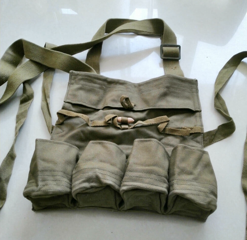 Surplus Chinese Army Type 67 Grenade Pouch Pack Strap Canvas Pack 1966 ...