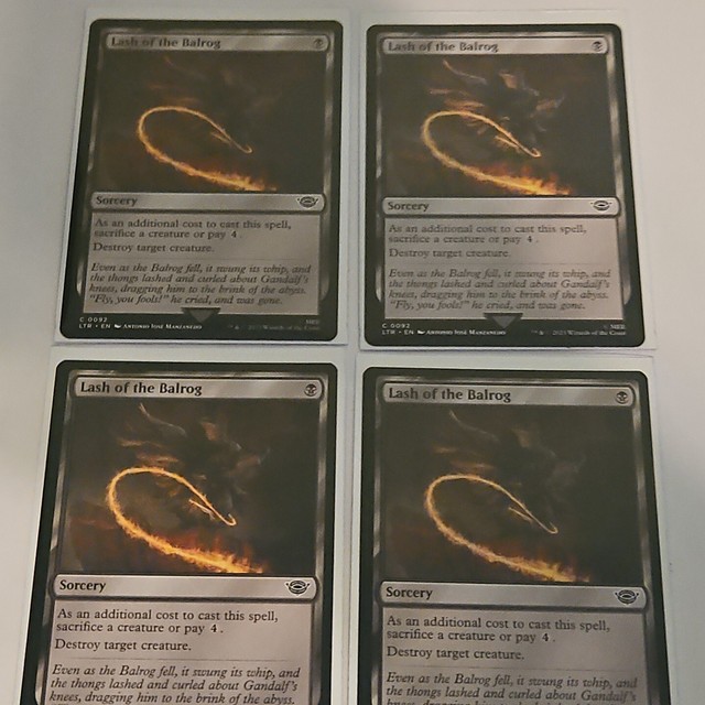 MTG Lash of the Balrog The Lord of the Rings: Tales of Middle-earth ...