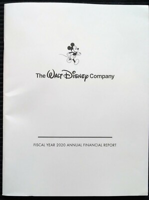 The Walt Disney Company Fiscal Year 2020 Annual Financial Report, Form ...