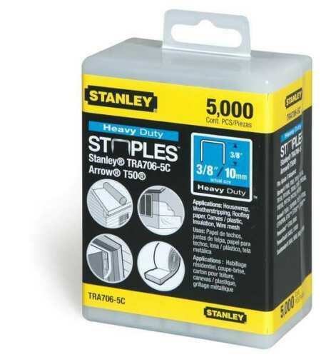 Stanley Tra706-5c 3 8 In Hd Staples 5000 9jgw6 for sale online | eBay