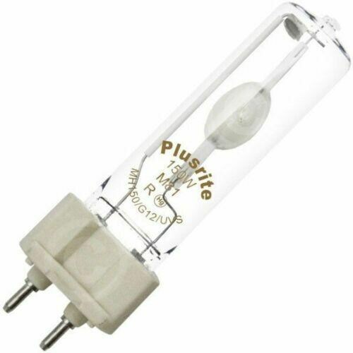 PLUSRITE Metal Halide 150W MH150 G12 UVS BI-PIN 4200K Clear | eBay ...