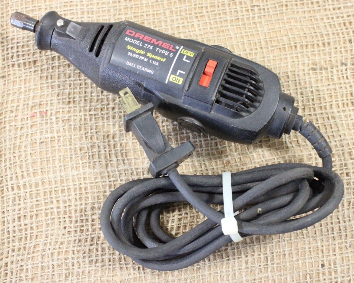 Dremel Model 275 Type 5 Rotary Tool Grinder Single Speed 120V Electric ...
