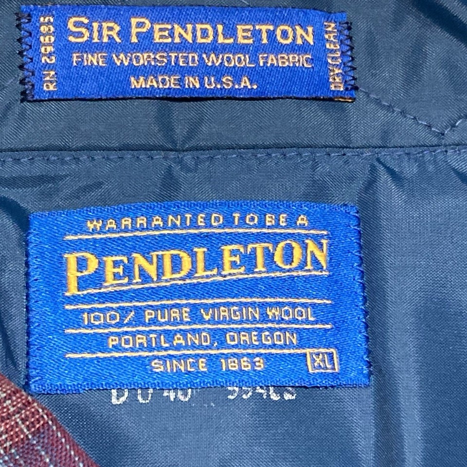 NWOT Pendleton High Grade Western Shirt Men's Plaid Pearl Snap Wool USA ...