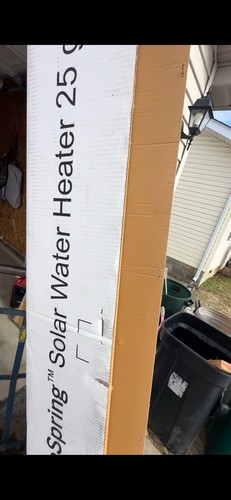 GE GT25C10BAM GeoSpring Internal Collector Storage ICS 25 Gal.Solar ...
