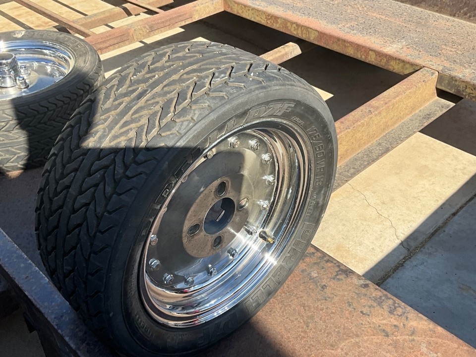 Vintage Cragar SST 13”x6.5” Unilug 4 Lug Mag Wheels w/Original Lug Nuts ...