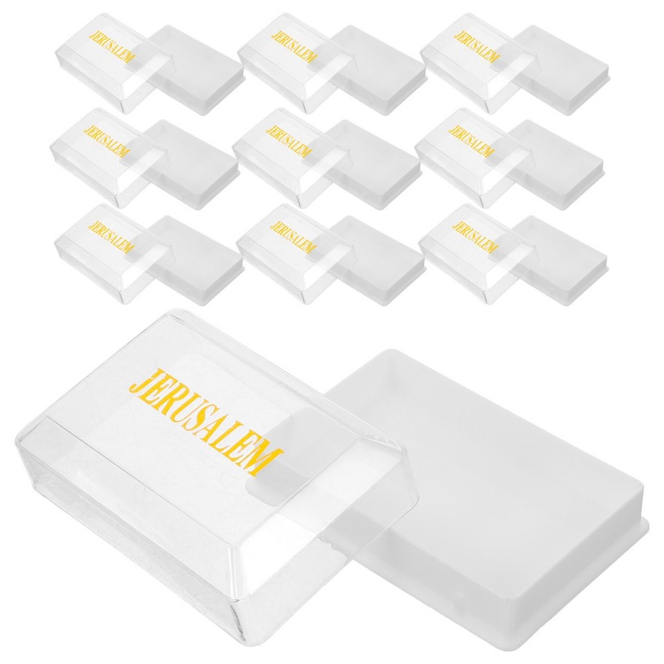 10 Pcs Rosaries Jewelry Box Boxes Mini Rectangular Storage Containers ...