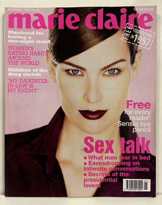 Marie Claire January 1997 UK Vintage fashion & Beauty Magazine Vintage ...