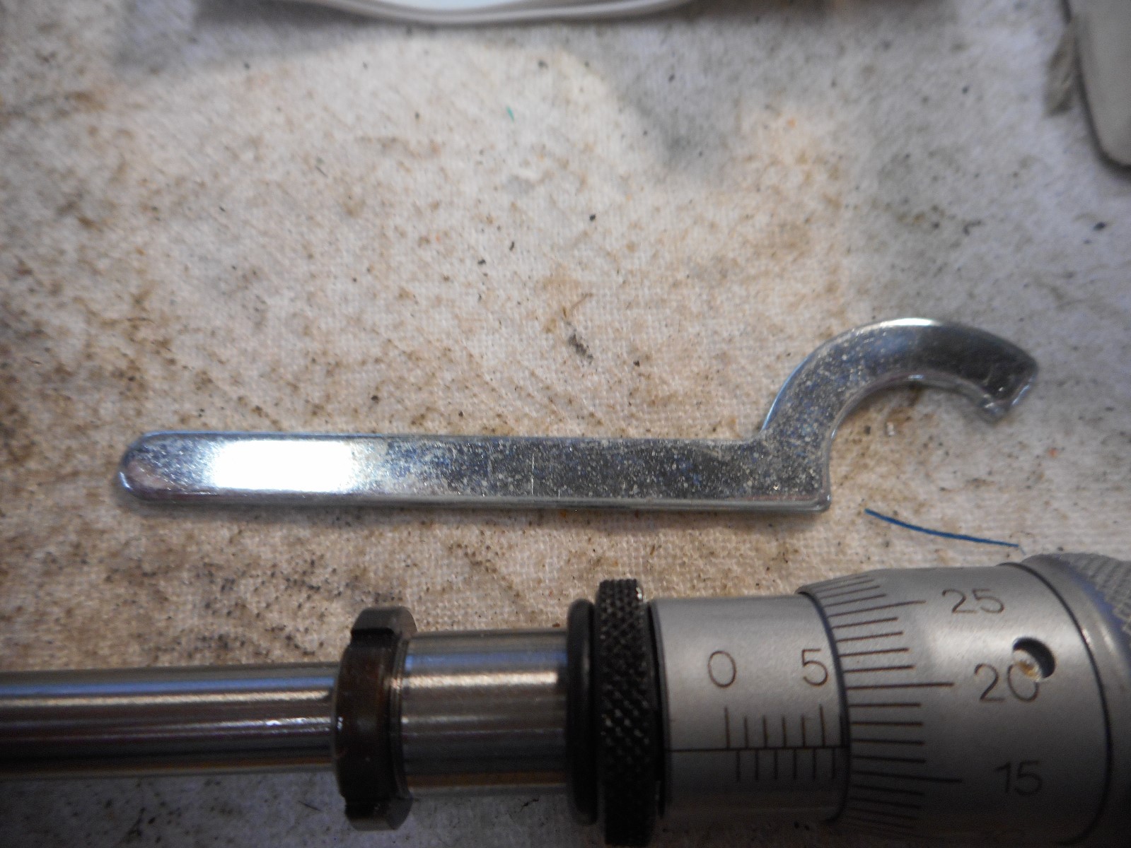 NIB SCHERR TUMICO REPLACEMENT BLADE MICROMETER HEAD 25mm RANGE .01 MINT ...