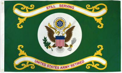 US Army Retired Flag 3x5ft US Army Flag Military Retired Army Flag ...