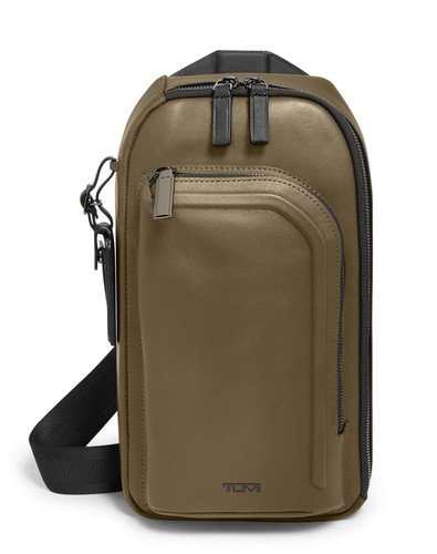 NEW Tumi Harrison GREGORY Sling Crossbody Bag Backpack - OLIVE GREEN ...