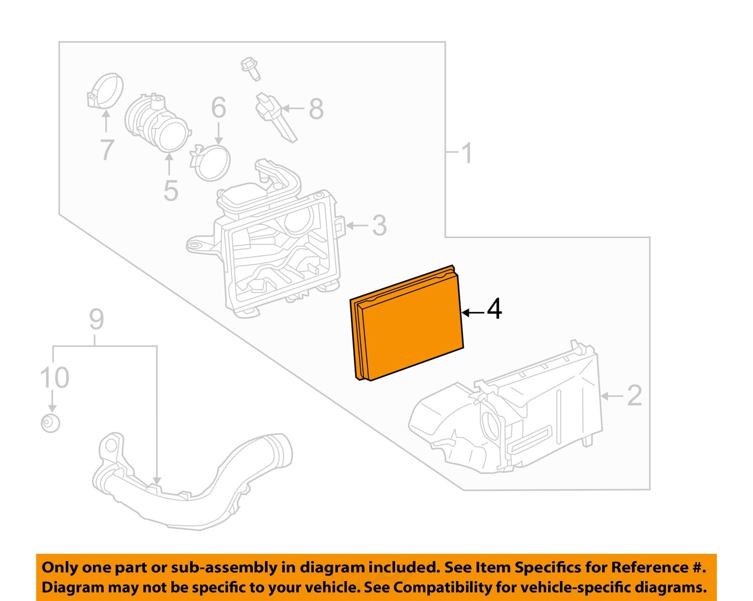 Nissan OEM Genuine 165461HK0A Filter Air 16546-1hk0a for sale online | eBay