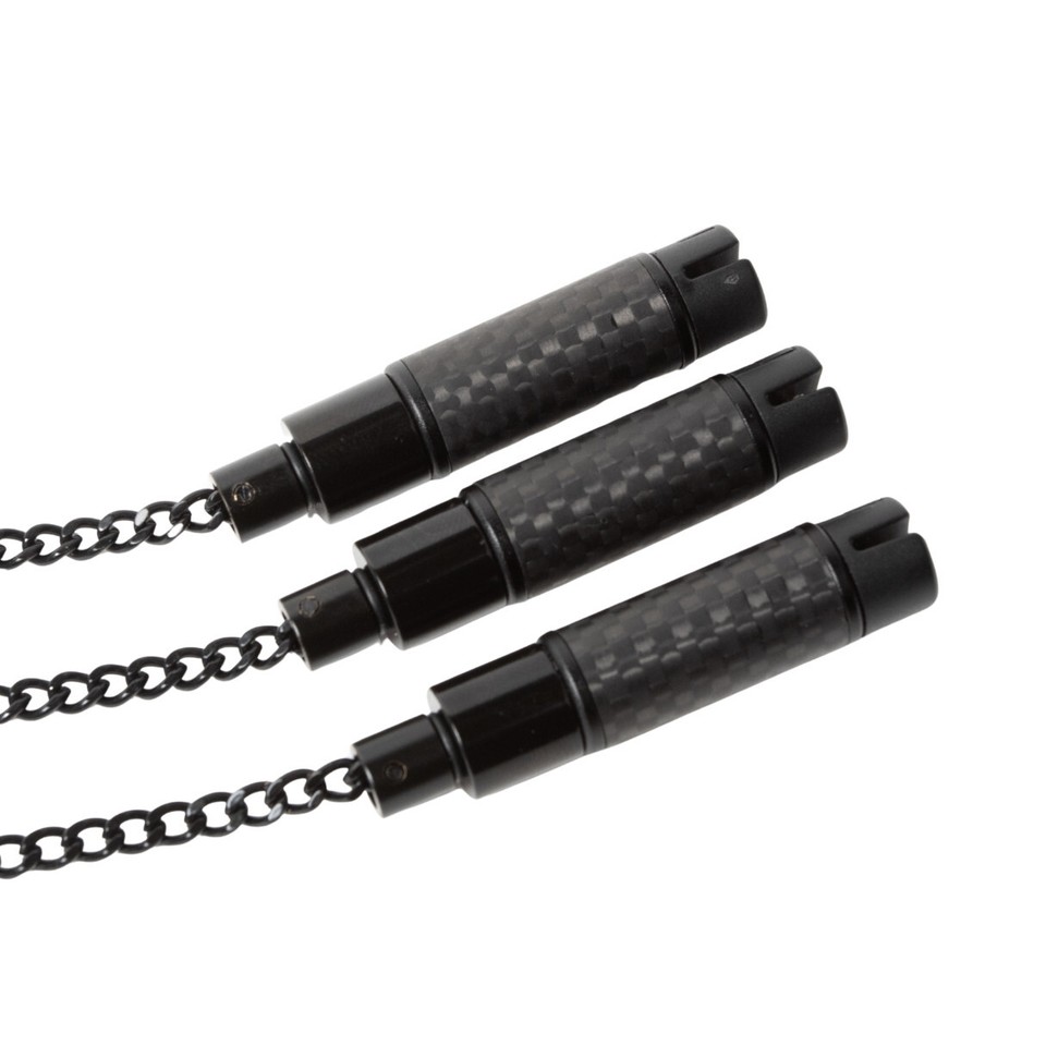 Carp fishing Carbon Bobbins Magnetic Clip Chain add on weight - Carper ...