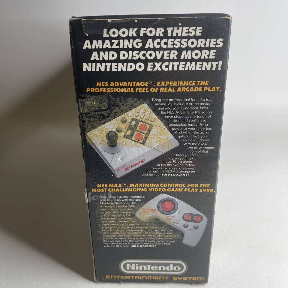 NES Nintendo Entertainment ACTION SET BOX ONLY (NO STYROFOAM) Orange ...