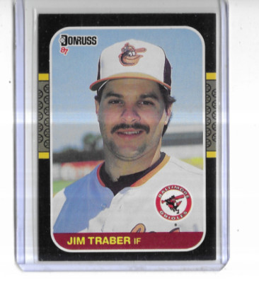 1987 Donruss #477 Jim Traber Baltimore Orioles | eBay