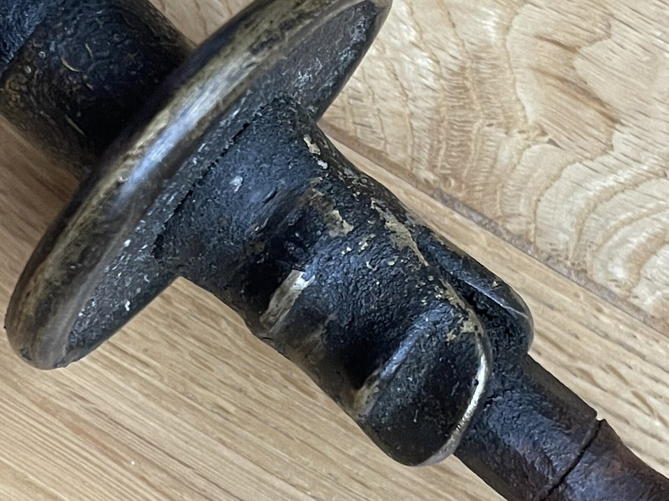Antique Old Chinese Mace Weapon Sword Breaker | eBay