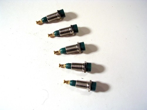 CONCORD 09-9074-1-0315 PIN TIP JACK PANEL MOUNT GREEN LOT (5) | eBay