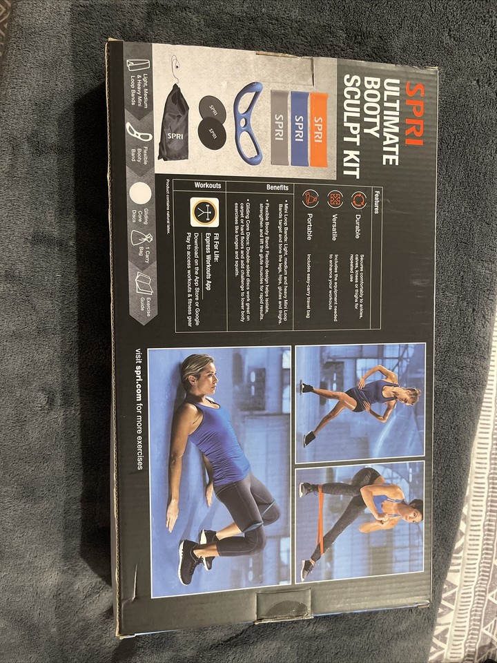 SPRI - ULTIMATE BOOTY SCULPT KIT - Exercises To Build-Lift & Sculpt NIB ...