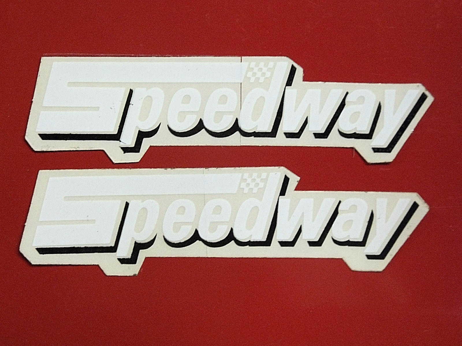 NOS Speedway Mini Bike Gas Tank Decal Set | Scarab Shrike Scorpion ...