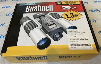 Bushnell Binoculars Built-In Digital Camera 8x30 Model #11-8313 | eBay