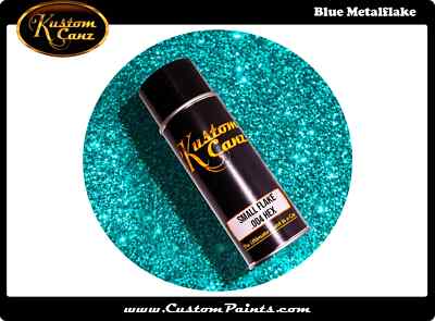 BLUE - METAL FLAKE 400ml - size small .004Hex - AEROSOL CAN - PAINT ...