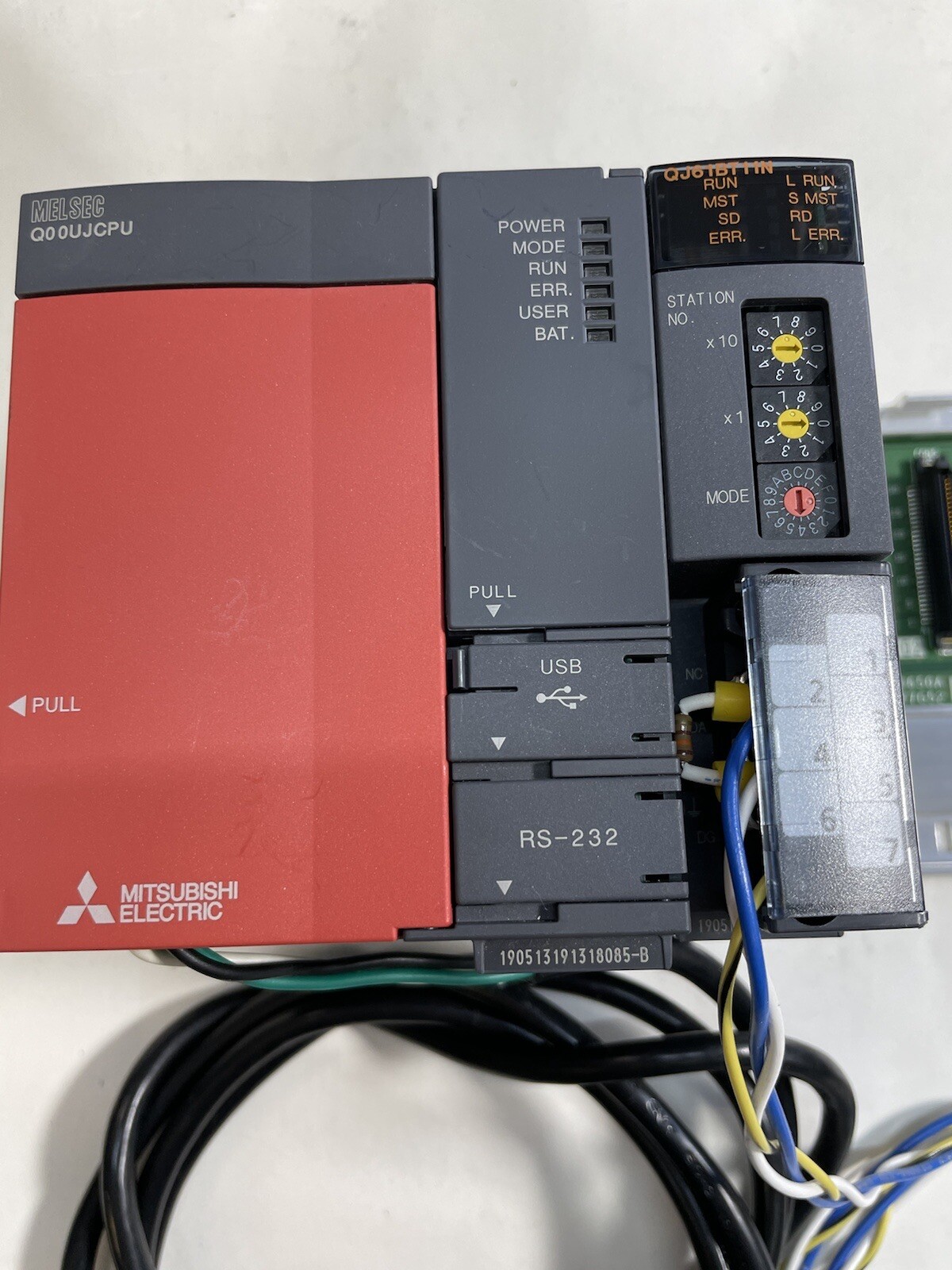 Mitsubishi MELSEC Q00UJCPU, QJ61BT11N MODULE RACK | eBay