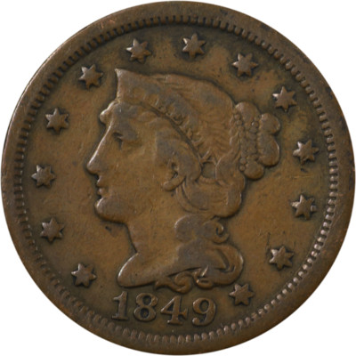 1849 Large Cent Great Deals From The Executive Coin Company | eBay