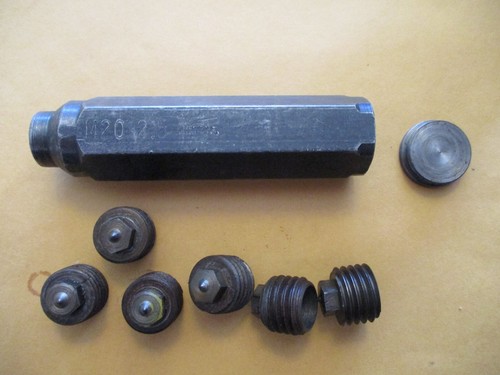 Set (6) HEIMANN METRIC Transfer Screws, Screw, M20 x 2.5 Size, 20mm ...