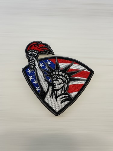 Lady Liberty Statue USA America Freedom Tactical Military Morale Patch ...