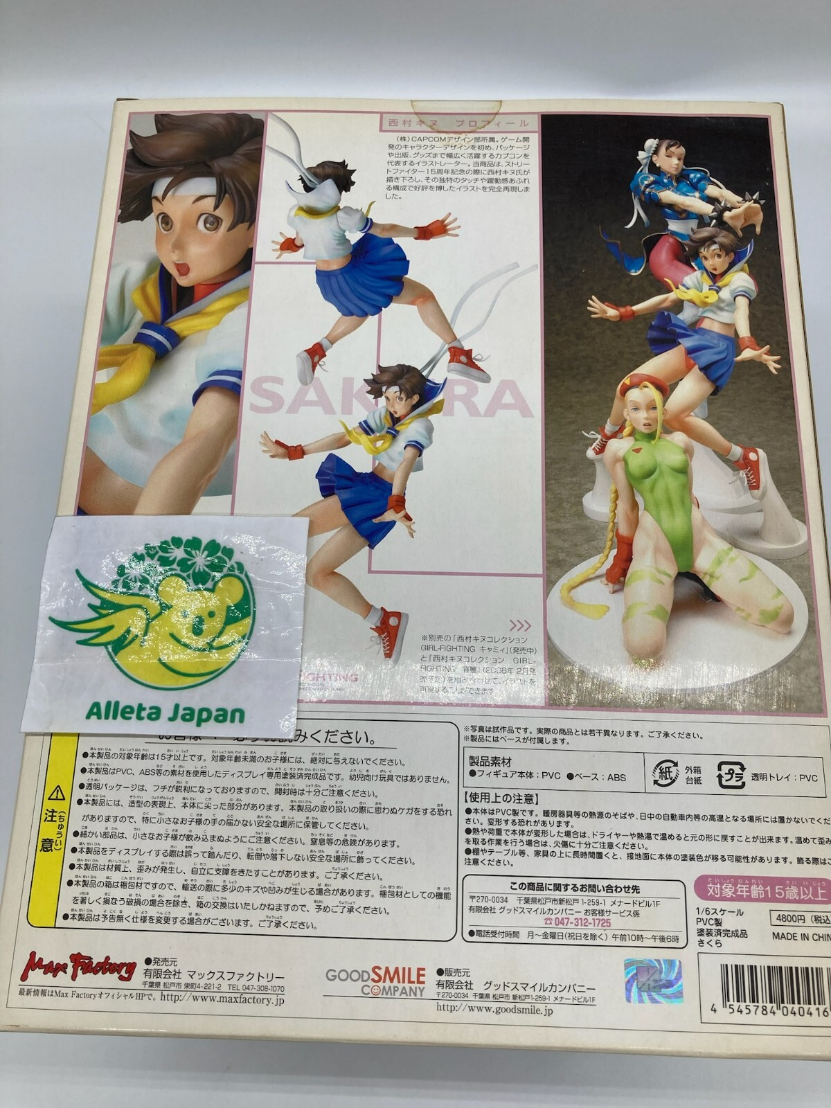 Sakura Nishimura Kinu Collection Street Fighter Girl-Fighting 1/6 Scale ...