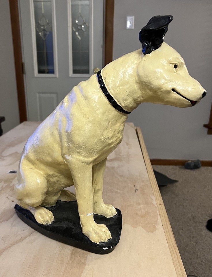 RCA Nipper Dog - Original Chalkware Statue, 1940s - 50s | eBay
