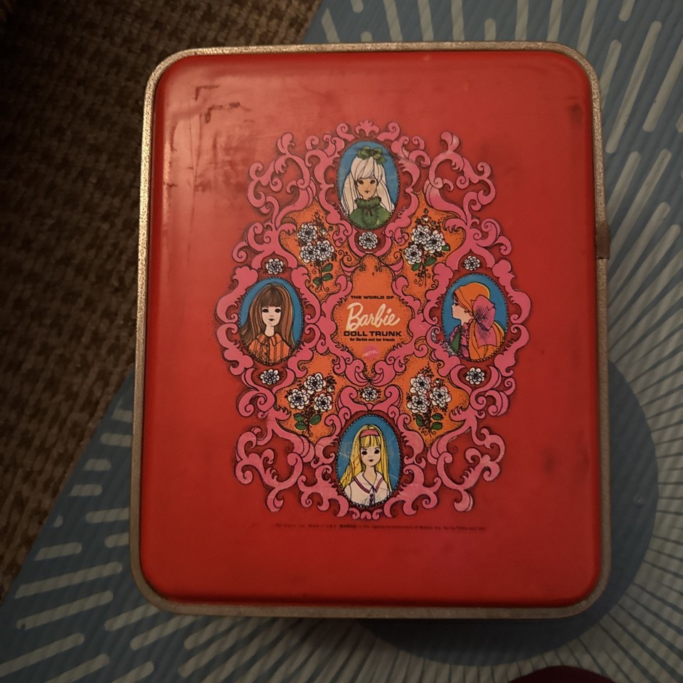 Vintage 1969 World Of Barbie Double Doll Trunk For Barbie & Friends ...