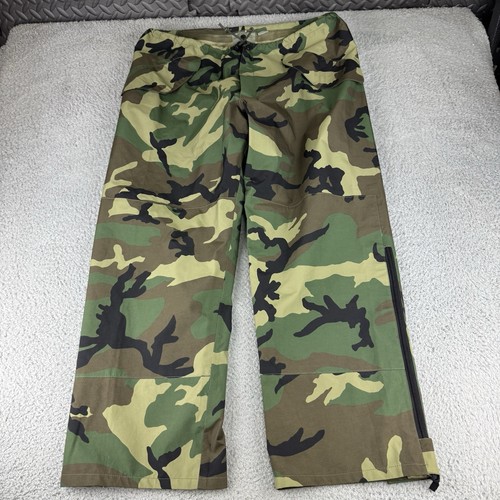 USGI Woodland BDU Camouflage Cold Weather Pants Trousers Goretex ...
