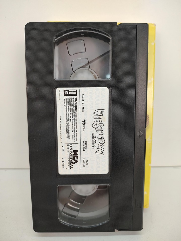 Wee Sing Wee Singdom VHS Children's Music Sing-Along Video MCA ...