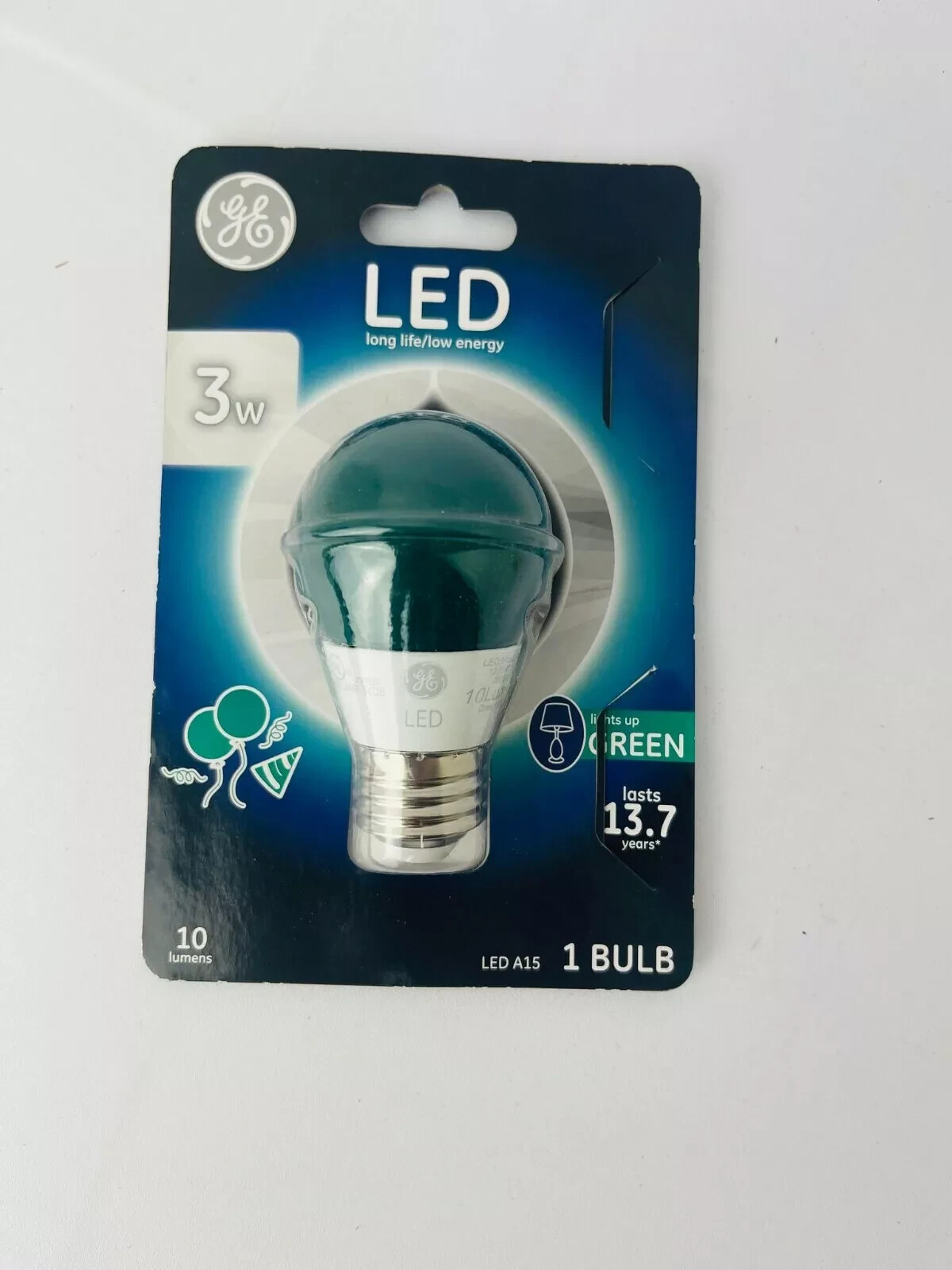 GE 3-Watt 3W LED Party Light Bulb , Green NEW! | eBay