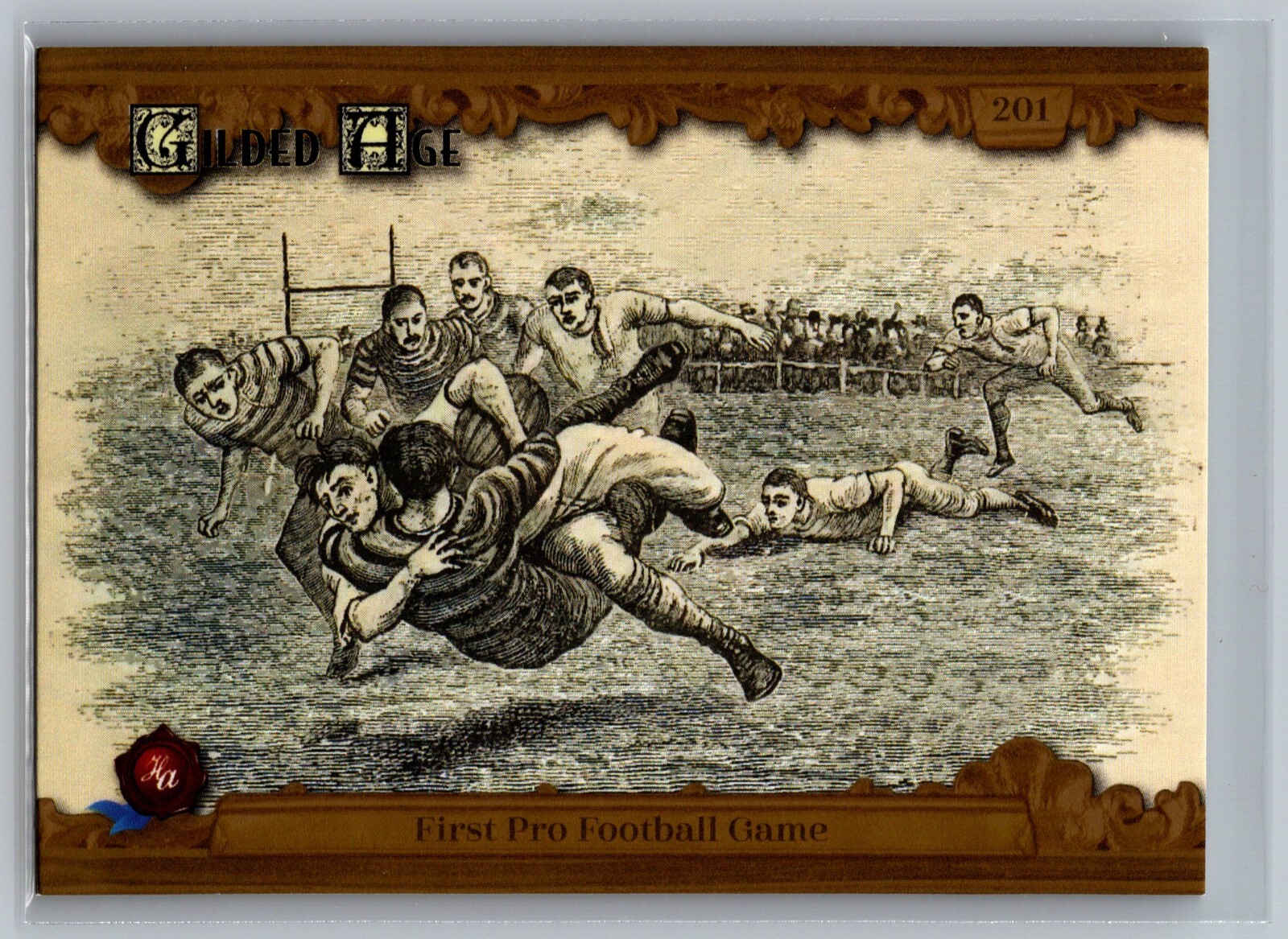 First Pro Football Game 2022 Historic Autographs Gilded Age RADIANT ...