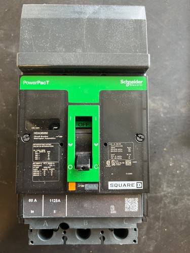 HDA36060 SQUARE D 3POLE 60AMP 600V CIRCUIT BREAKER | eBay