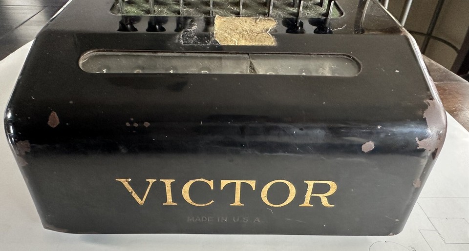 ANTIQUE 1920'S VICTOR ADDING MACHINE | eBay