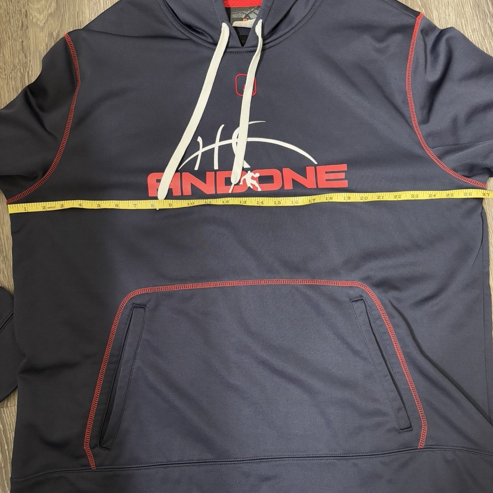 And1 One Hoodie sweatshirt sweater men's 2XL Blue pullover basketball ...