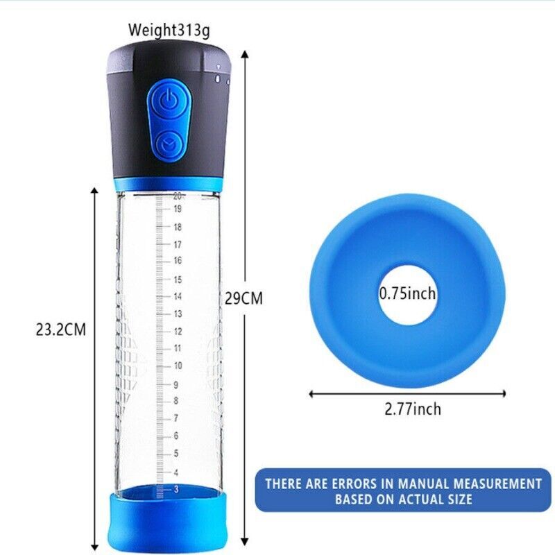 Penis Pump-Electric Vacuum Enlargement Pump Automatic Extender for Men ...