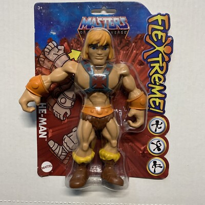 Masters of the Universe MotU Flextreme He-Man Mattel Flexible 7" Action ...