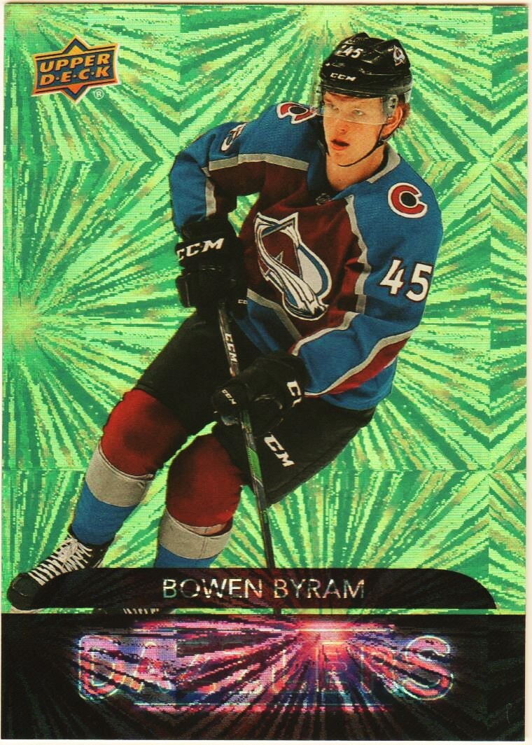 BOWEN BYRAM RC 20-21 UPPER DECK ROOKIE UD GREEN DAZZLERS # DZ-61 AVS ...