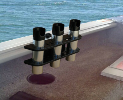 Brocraft 3 Rods Storage for 45 Degree Lund Sport Track /Lund Boat Rod ...