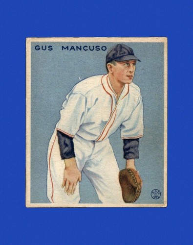 1933 Goudey Set-Break #237 Gus Mancuso VG-VGEX (crease) *GMCARDS* | eBay