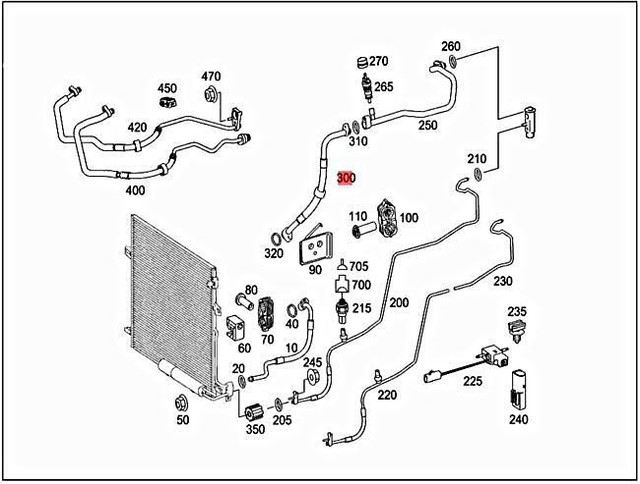 Genuine Mercedes-Benz AC Hoses 1648301815 OEM for sale online | eBay