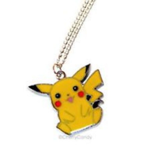 Pokemon Video Game PIKACHU Character Metal/Enamel PENDANT w/ 20" Chain ...