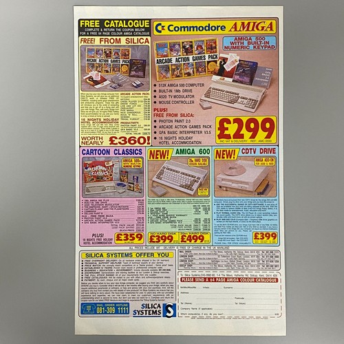 Commodore Amiga 500 600 Arcade Action Jeux Paquet 1992 Vintage Rétro ...