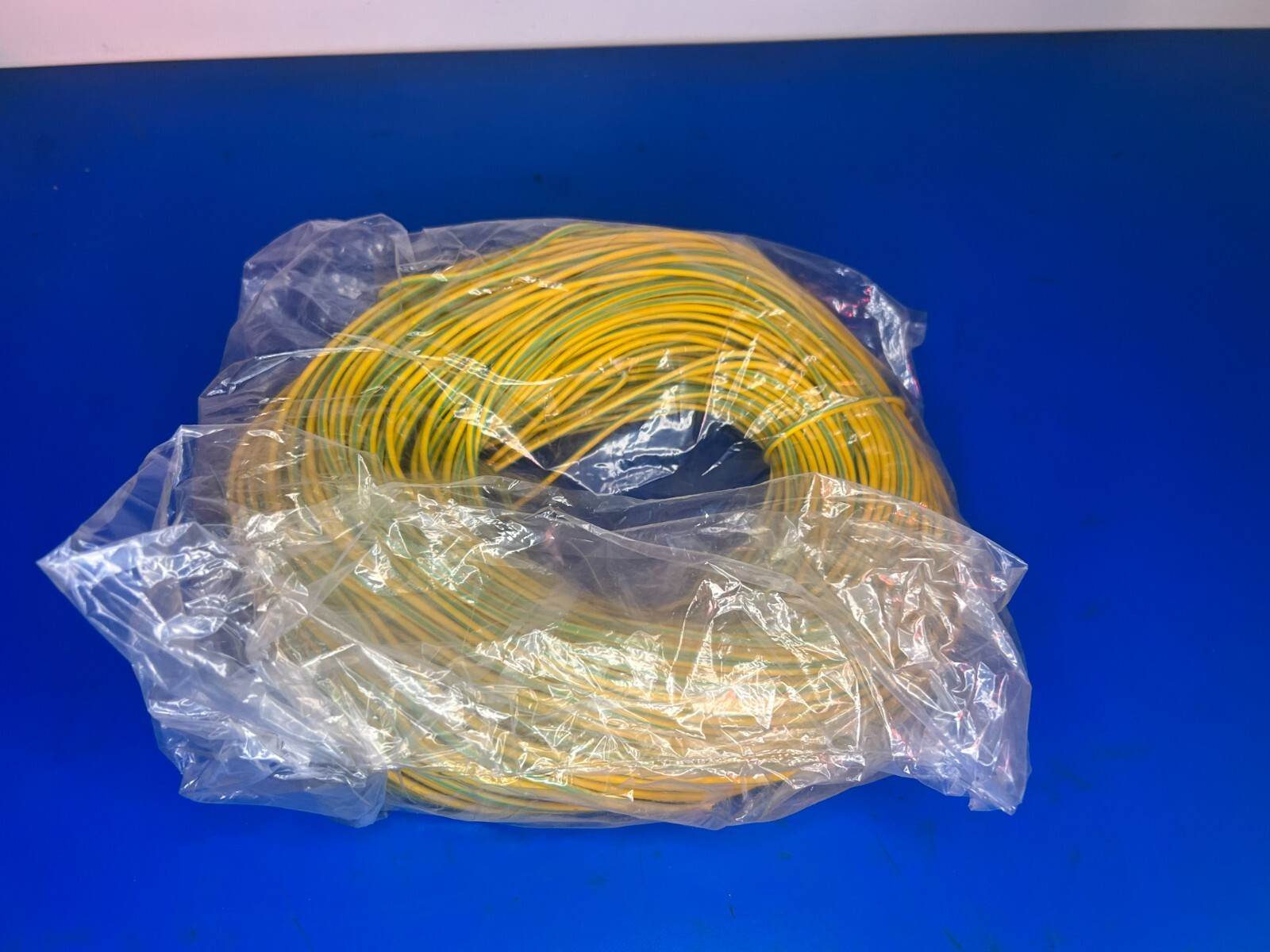 100m PVC EARTH SLEEVING GREEN YELLOW 2/3 GYE ELECTRICAL SOCKETS LIGHTS ...