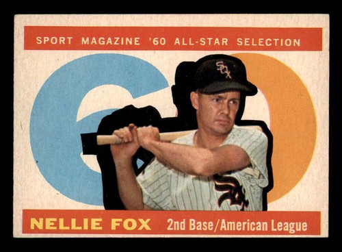 1960 Topps High #555 Nellie Fox AS All-Star White Sox VG-EX+ (4.5) | eBay