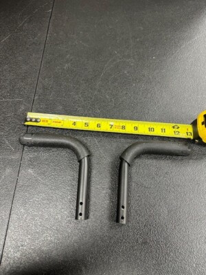 Pair Quickie QM-710, 715, 720 Bolt On Push Handles Power W/C T-Slot ...