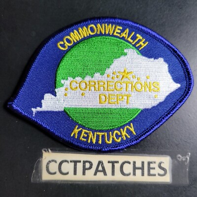 COMMONWEALTH KENTUCKY CORRECTION DEPARTMENT SHOULDER PATCH KY | eBay
